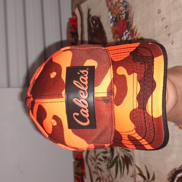 Cabela's | Accessories | Cabelas Stitched Leather Patch Orange Camo ...